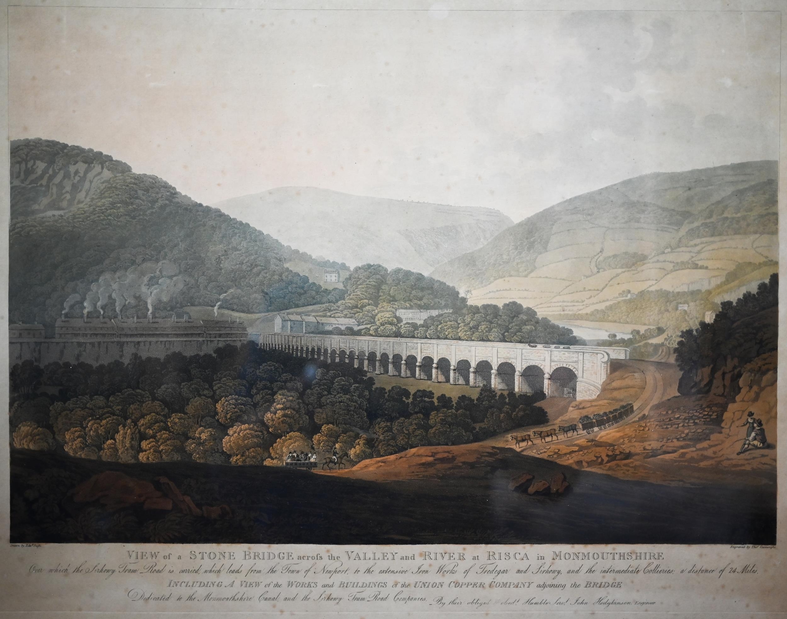 Thomas Cartwright | View of a Stone Bridge across the Valley and River ...