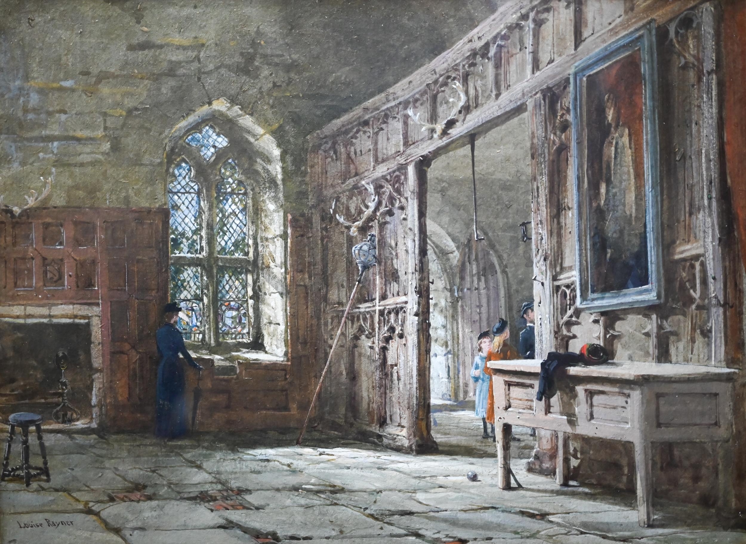 Louise Rayner | THE LONG GALLERY, HADDON HALL | MutualArt