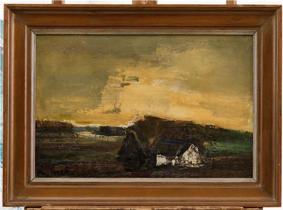 Constant Permeke | Landscape with farms (1940) | MutualArt