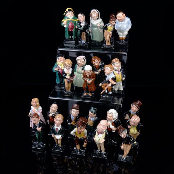 Charles Dickens | Collection 24 Royal Doulton Porcelain Charles Dickens ...