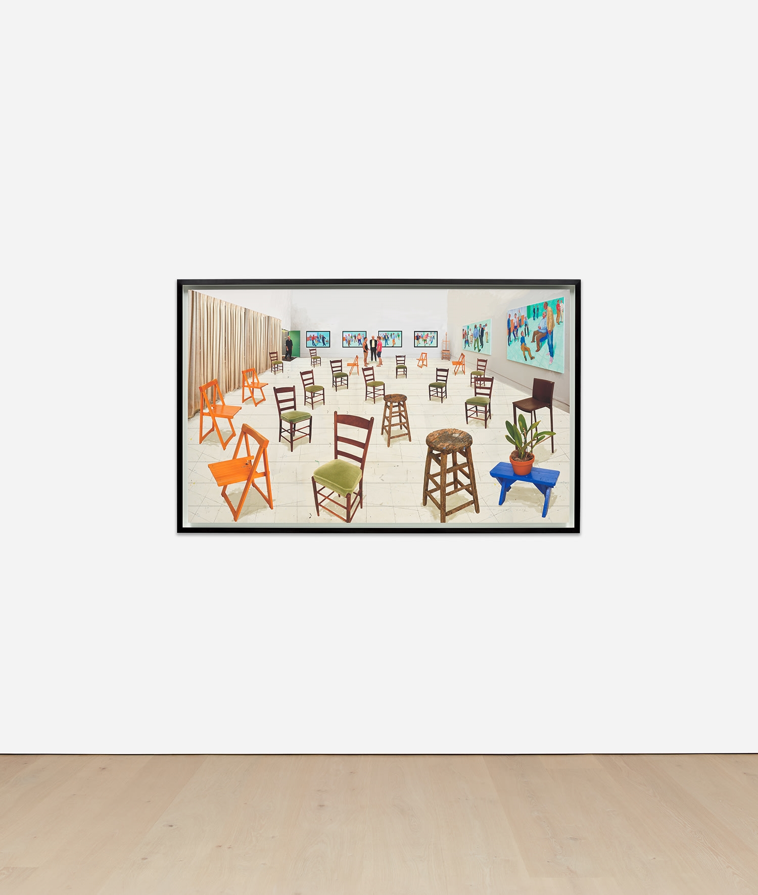 David Hockney | Sparer Chairs (2014) | MutualArt
