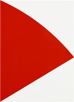 Ellsworth Kelly | Red Curve (for Joel) (1993) | MutualArt