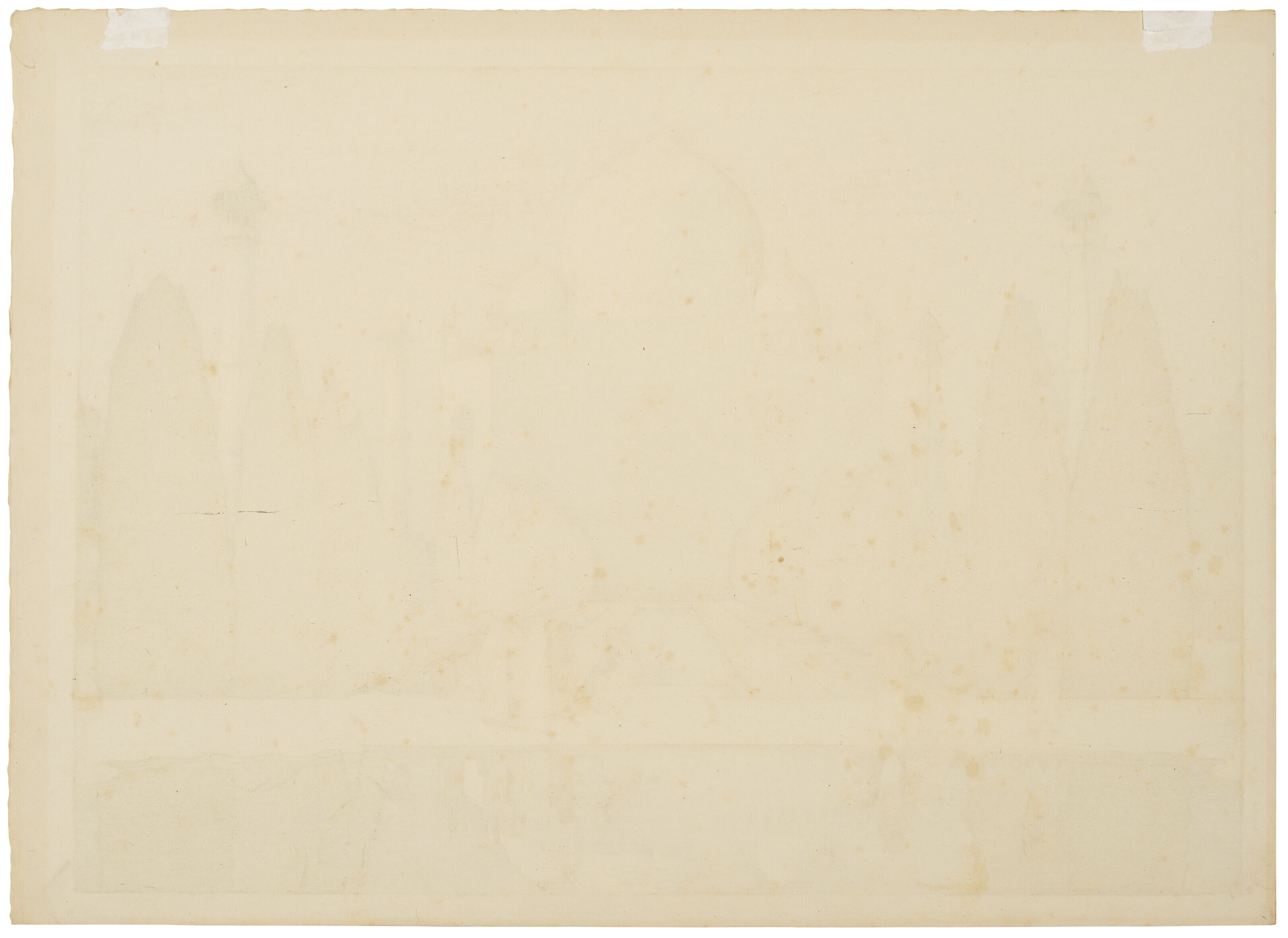 Hiroshi Yoshida | Taji Maharu no asagiri daigo (Morning mist at Taj ...