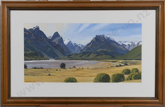 John Rundle | The Dart Valley Otago (2000) | MutualArt