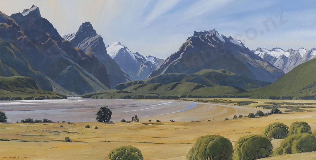 John Rundle | The Dart Valley Otago (2000) | MutualArt