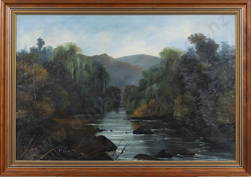 George Ernest Pruden | Untitled River Scene (1908) | MutualArt