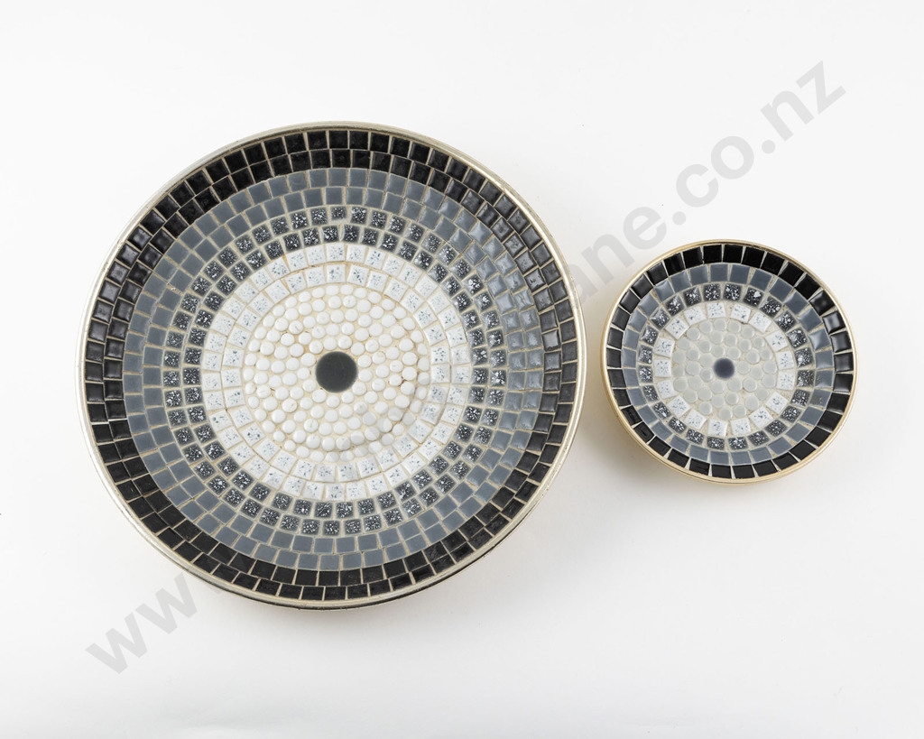 John Crichton | Shallow Mosaic Tile Bowls | MutualArt