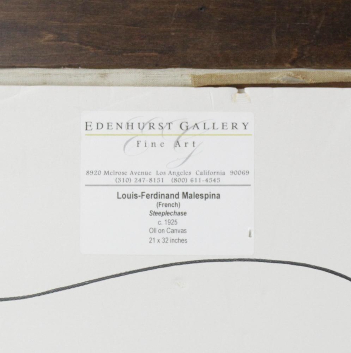 Louis-Ferdinand Malespina | Steeple Chase (1920) | MutualArt