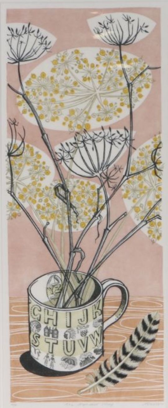 Angie Lewin | The Alphabet Mug | MutualArt