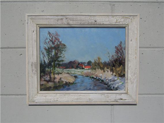 Geoffrey Wilson | Scene of the River Beck, Thelton | MutualArt