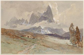 Edward Harrison Compton | A Mountain Stream (1881) | MutualArt
