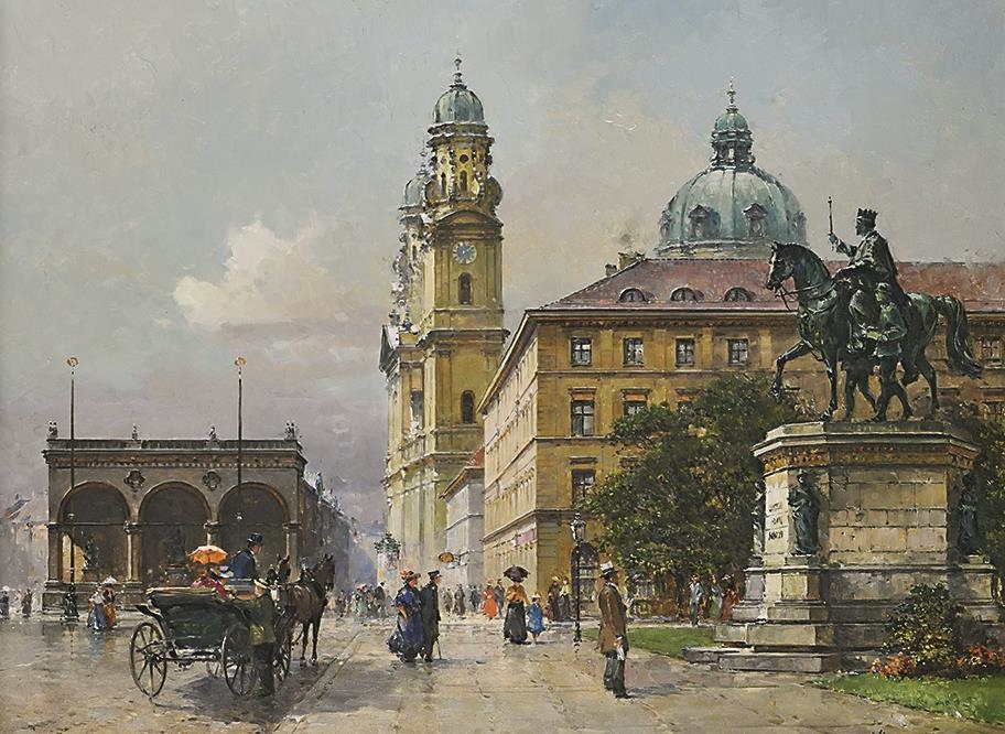 Detlev Nitschke | Der Münchner Odeonsplatz | MutualArt