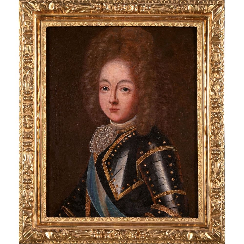 French School, 18th Century | Portrait présumé du Duc d’Anjou avec le cordon de l’âme du Saint ...