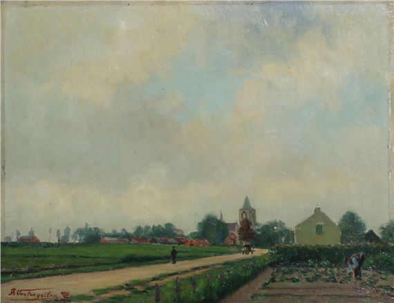 Frans Van Tongerloo | Dorpsgezicht Wouw (1919) | MutualArt