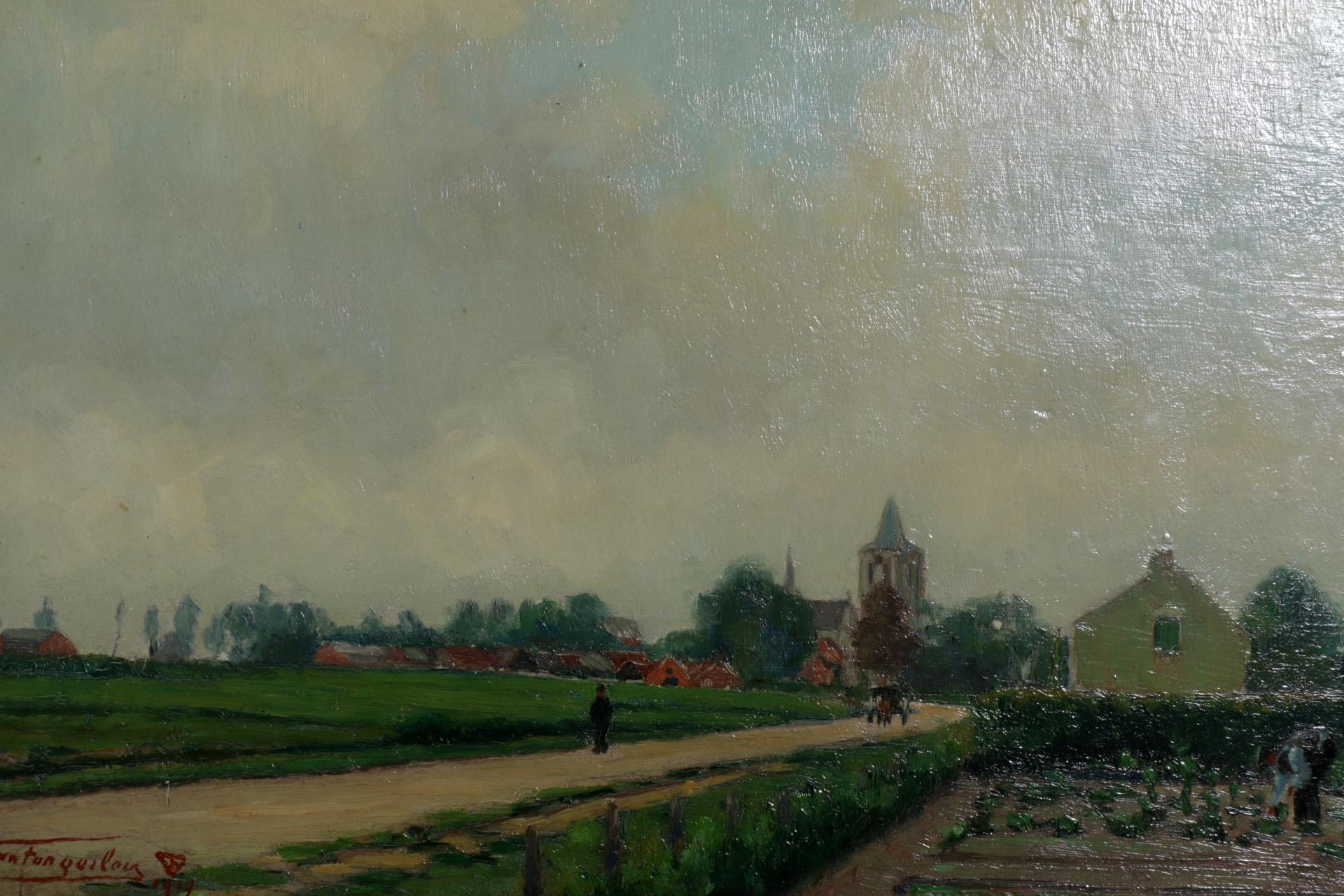 Frans Van Tongerloo | Dorpsgezicht Wouw (1919) | MutualArt
