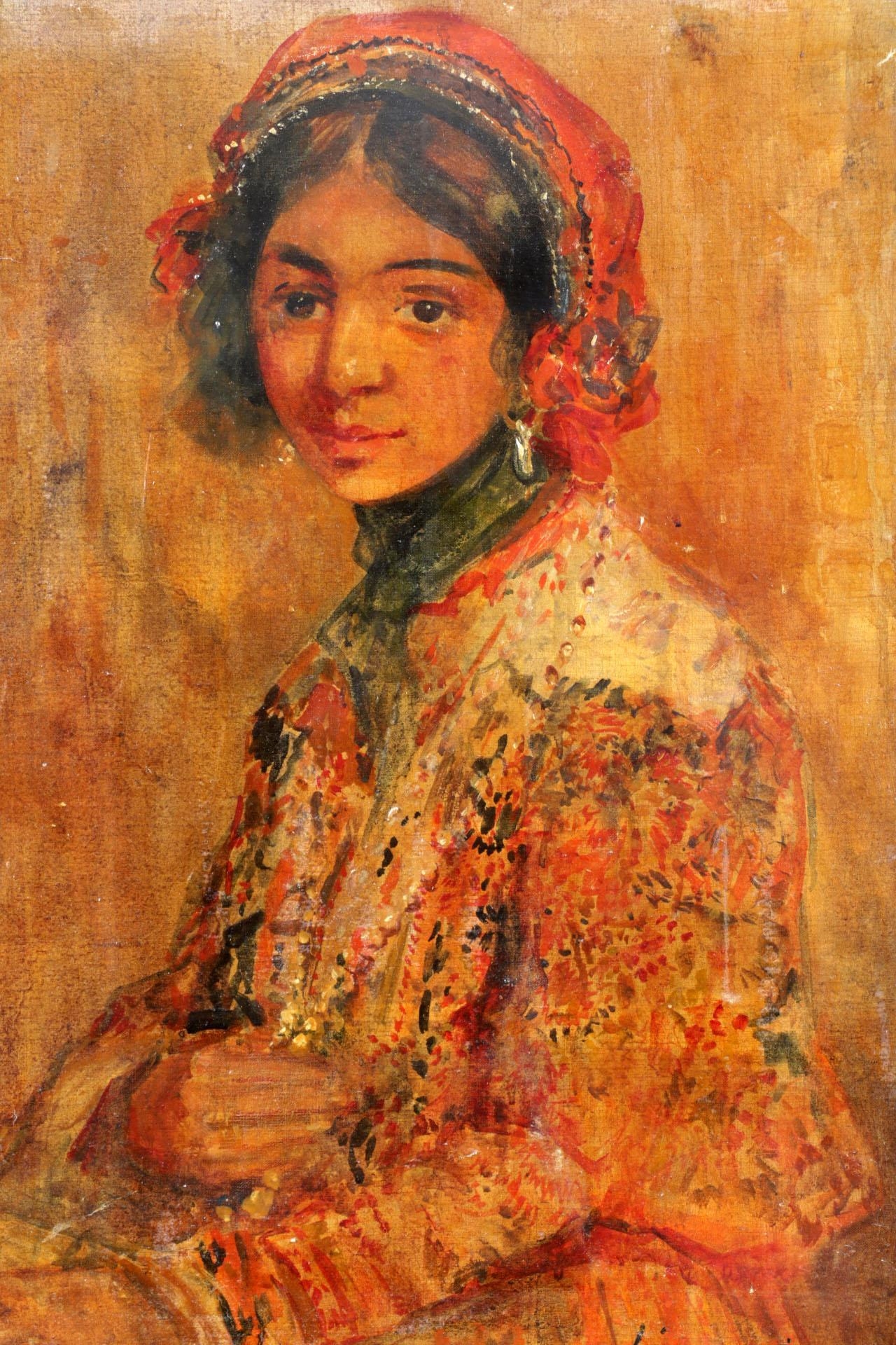 Simon Willem Maris | Portret van een vrouw | MutualArt