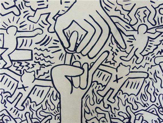 Keith Haring | The Marriage of Heaven and Hell | MutualArt