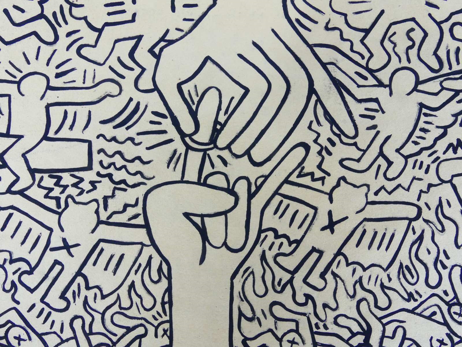 Keith Haring | The Marriage of Heaven and Hell | MutualArt
