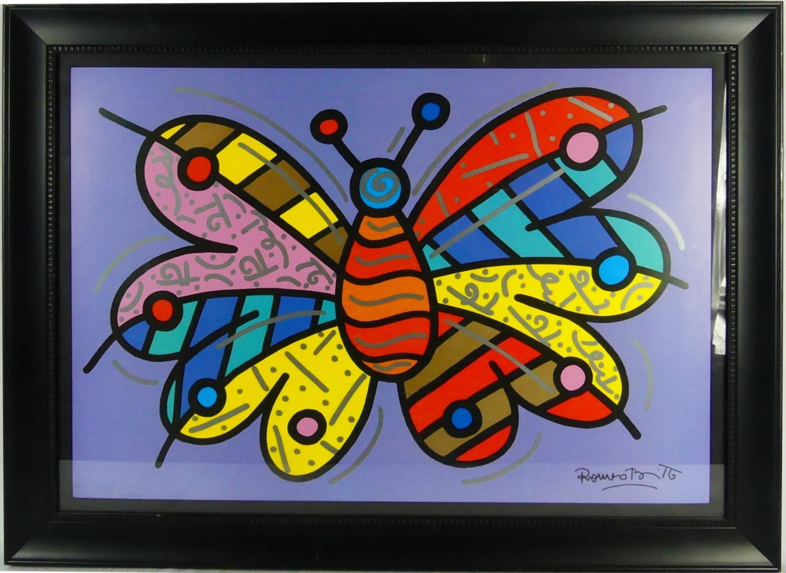 Romero Britto | Butterfly | MutualArt