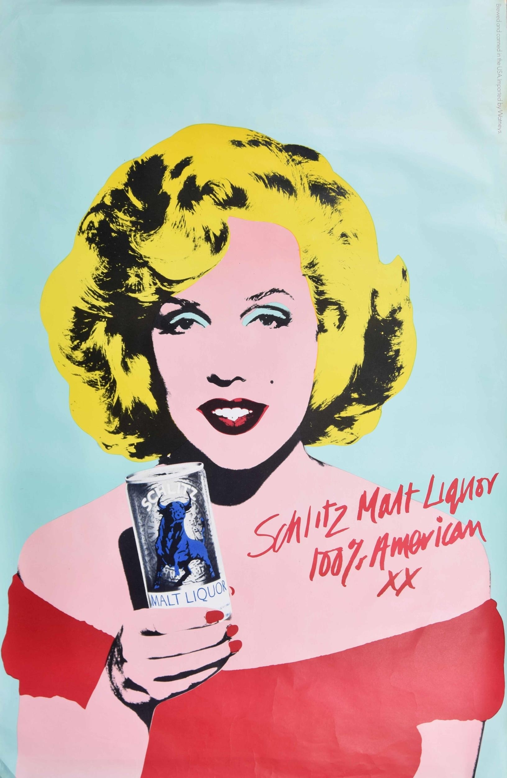 David Bailey | 'Schlitz Malt Liquor 100% American' 'Warhol' | MutualArt