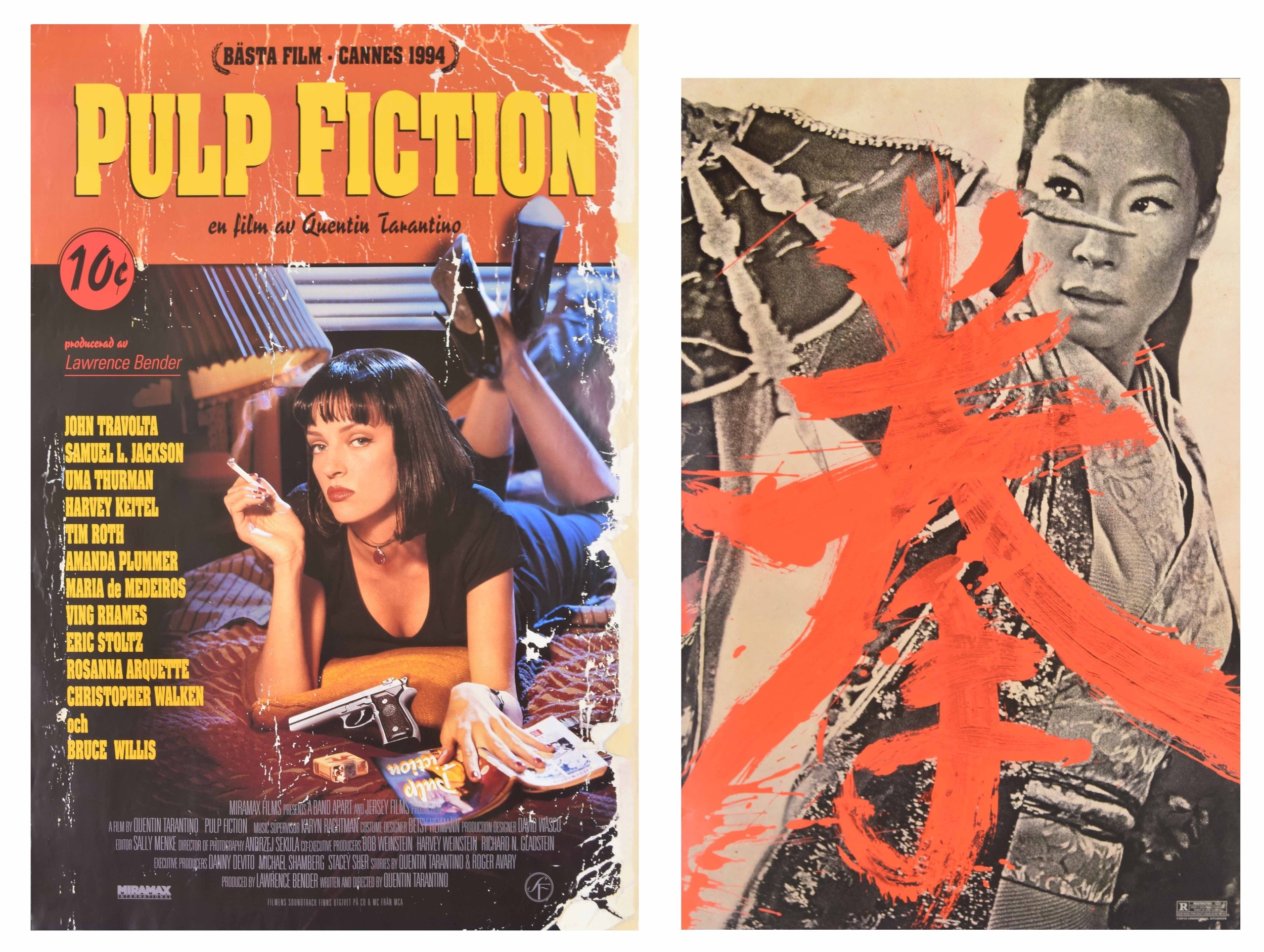 Yu Ling | Pulp Fiction - Swedish release movie, (1994) | MutualArt
