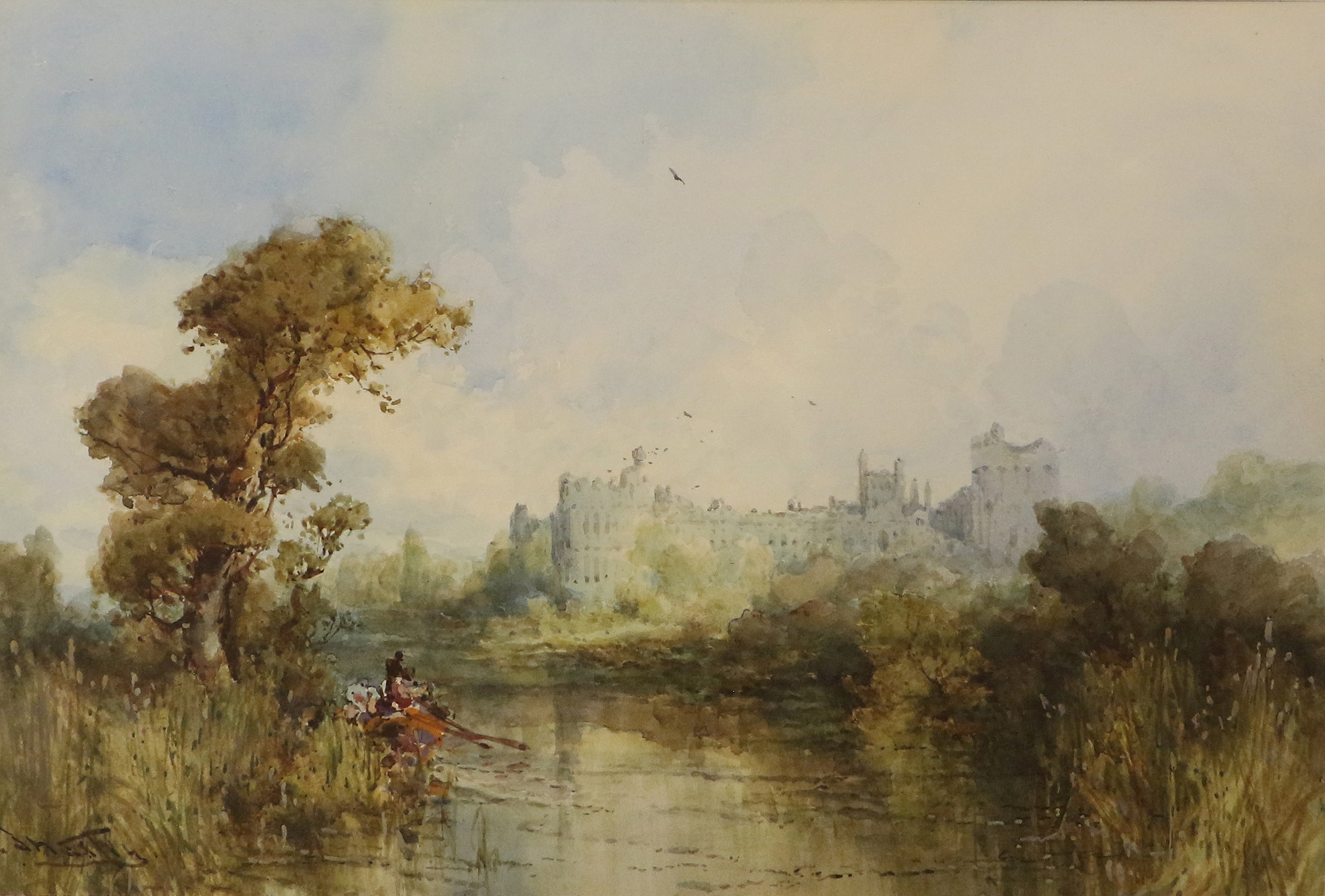 Frank Wasley | Boating before Hampton Court? Palace | MutualArt