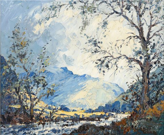Robert Leslie Howey | Mountainous landscape | MutualArt