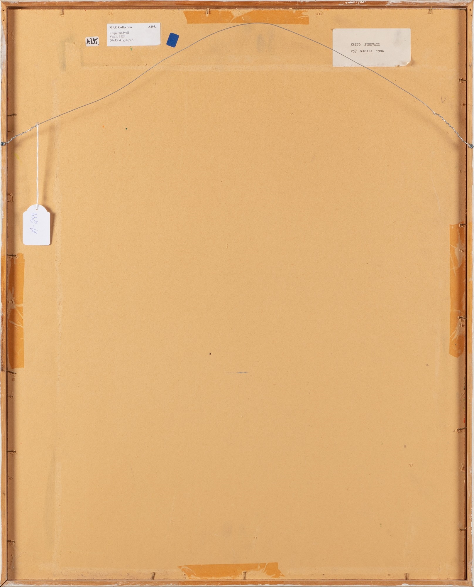Keijo Sundvall | Vasili (1984) | MutualArt