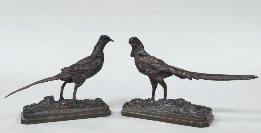 Henri Emile Adrien Trodoux | Pair of pheasants | MutualArt