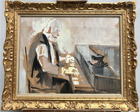 Pierre de Belay | The clown Grok at Médrano (1933) | MutualArt