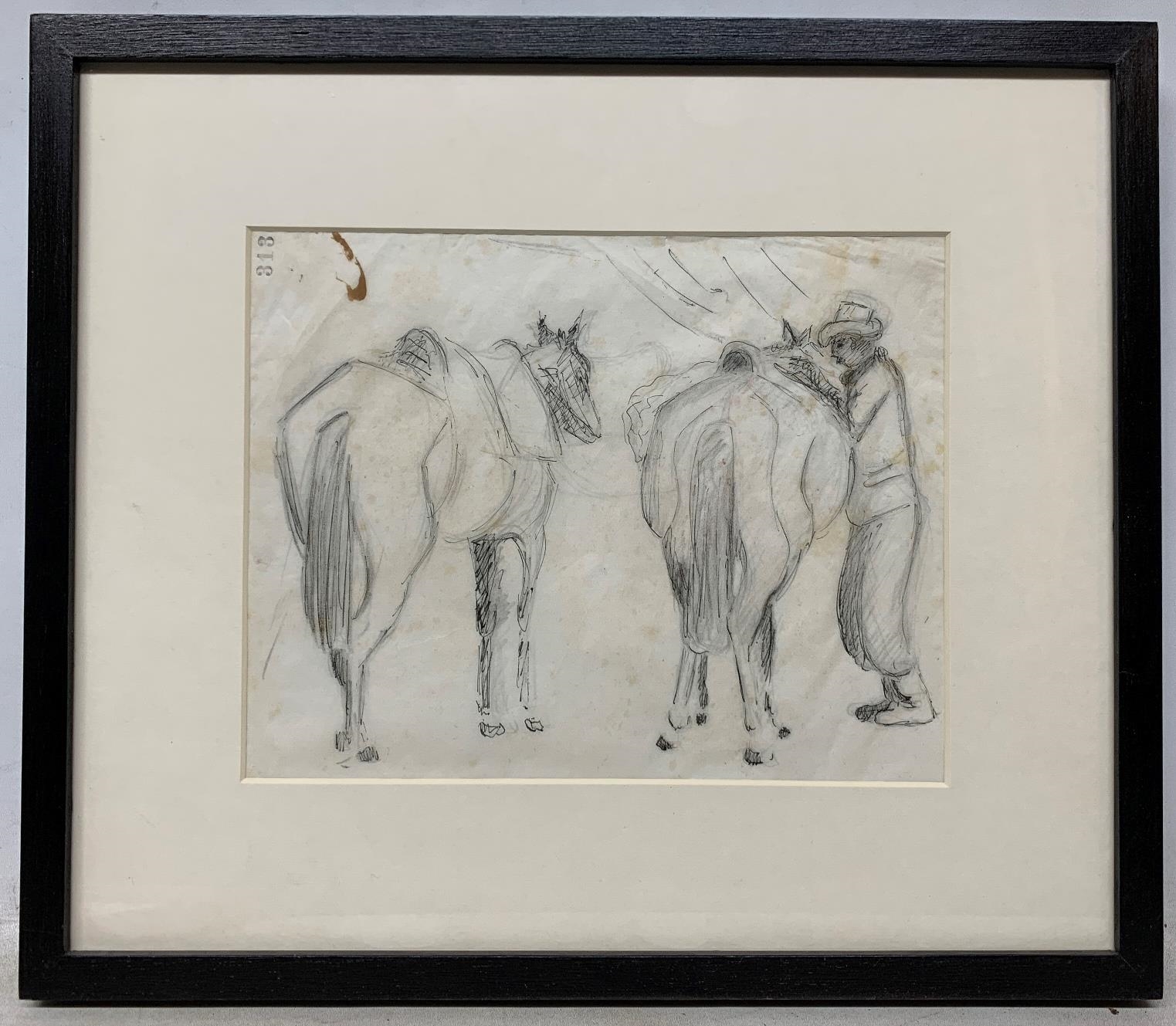 Jose Cuneo | Ensillando | MutualArt