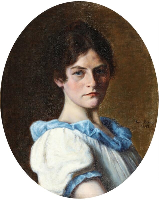 Paul Bang | Portrait of Inger Trolle (1876–1923) (1897) | MutualArt