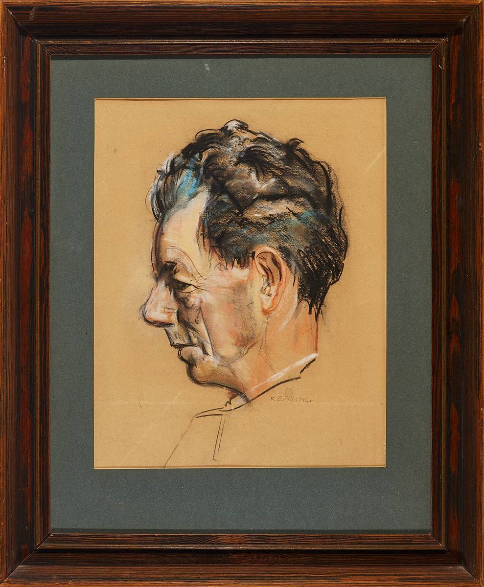 Sean Keating | PORTRAIT OF PADDY DALY | MutualArt