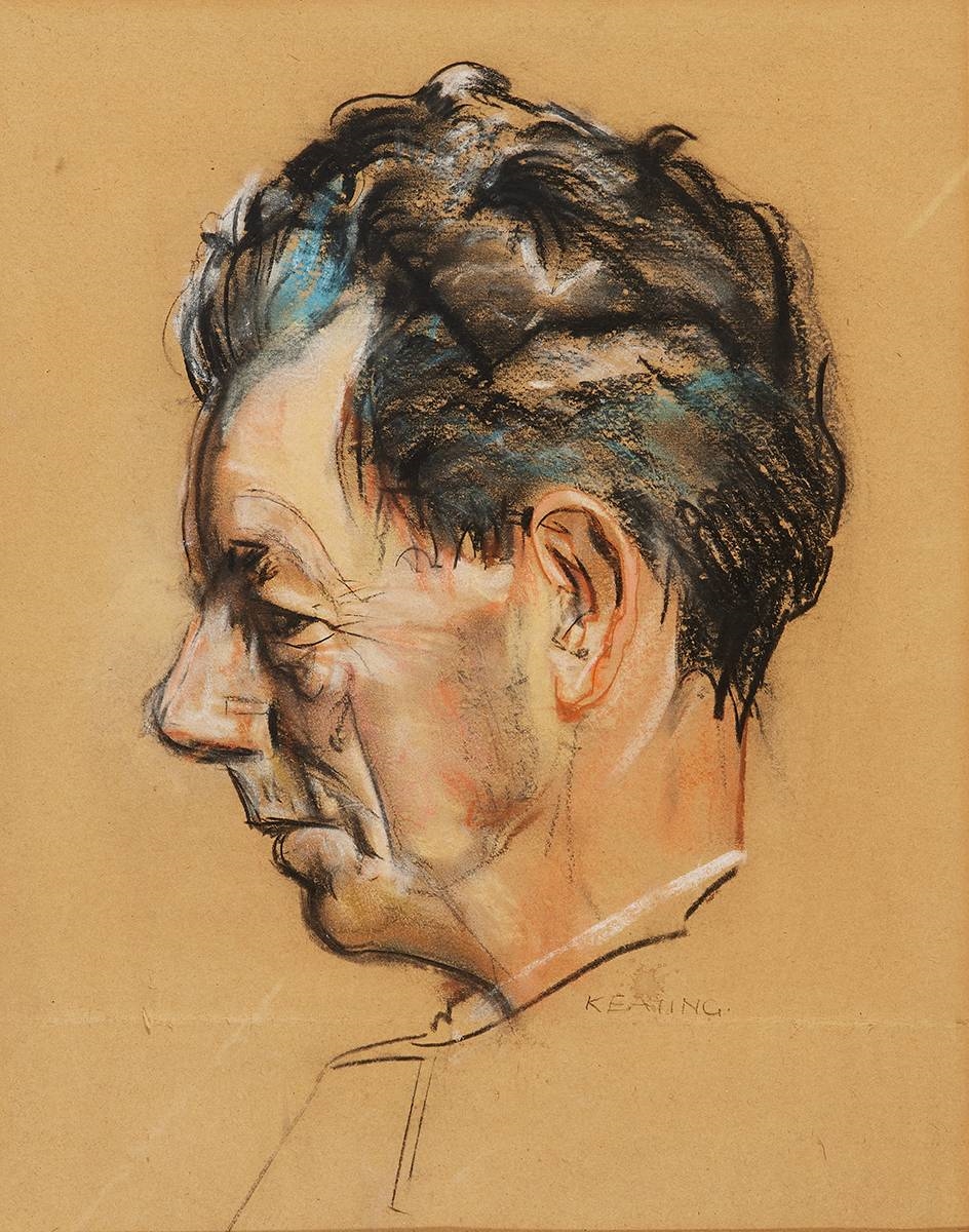 Sean Keating | PORTRAIT OF PADDY DALY | MutualArt