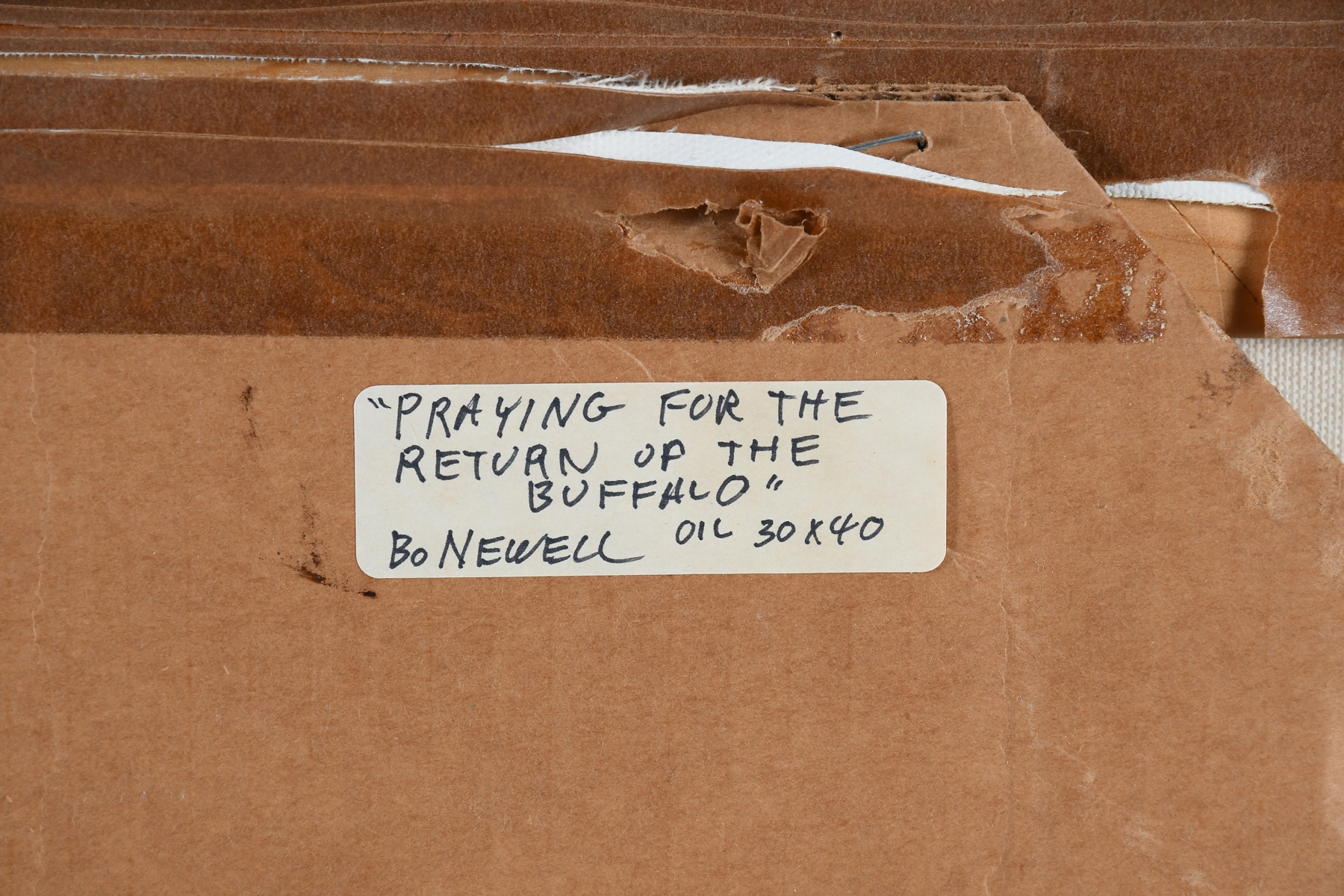 Bo Newell | Praying for the Return of the Buffalo | MutualArt
