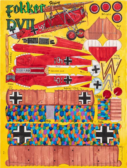 Malcolm Morley | Fokker DVII (2001) | MutualArt