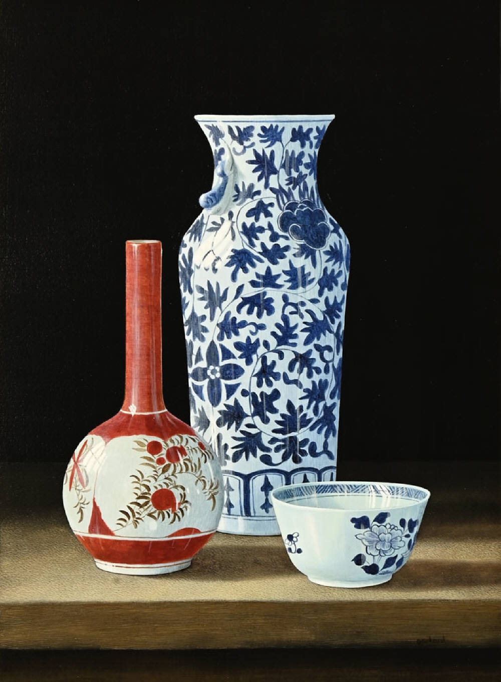 Tim Gustard | Still life with Chinese porcelain | MutualArt