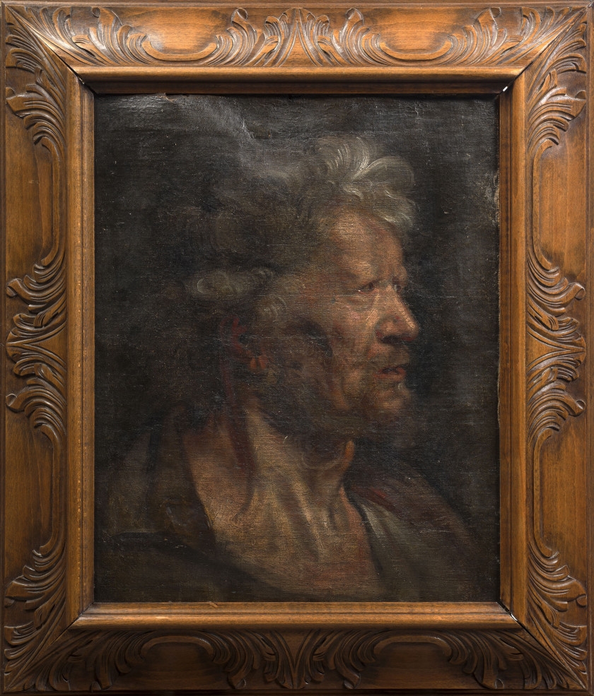 Anthony van Dyck | Portrait d'Abraham Grapheus de profil | MutualArt