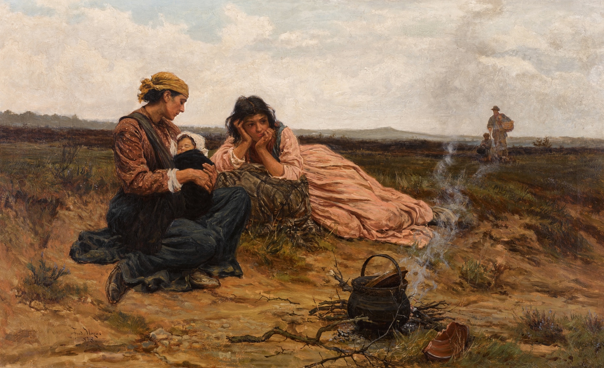 Frederick Morgan | PLAYMATES (1881) | MutualArt