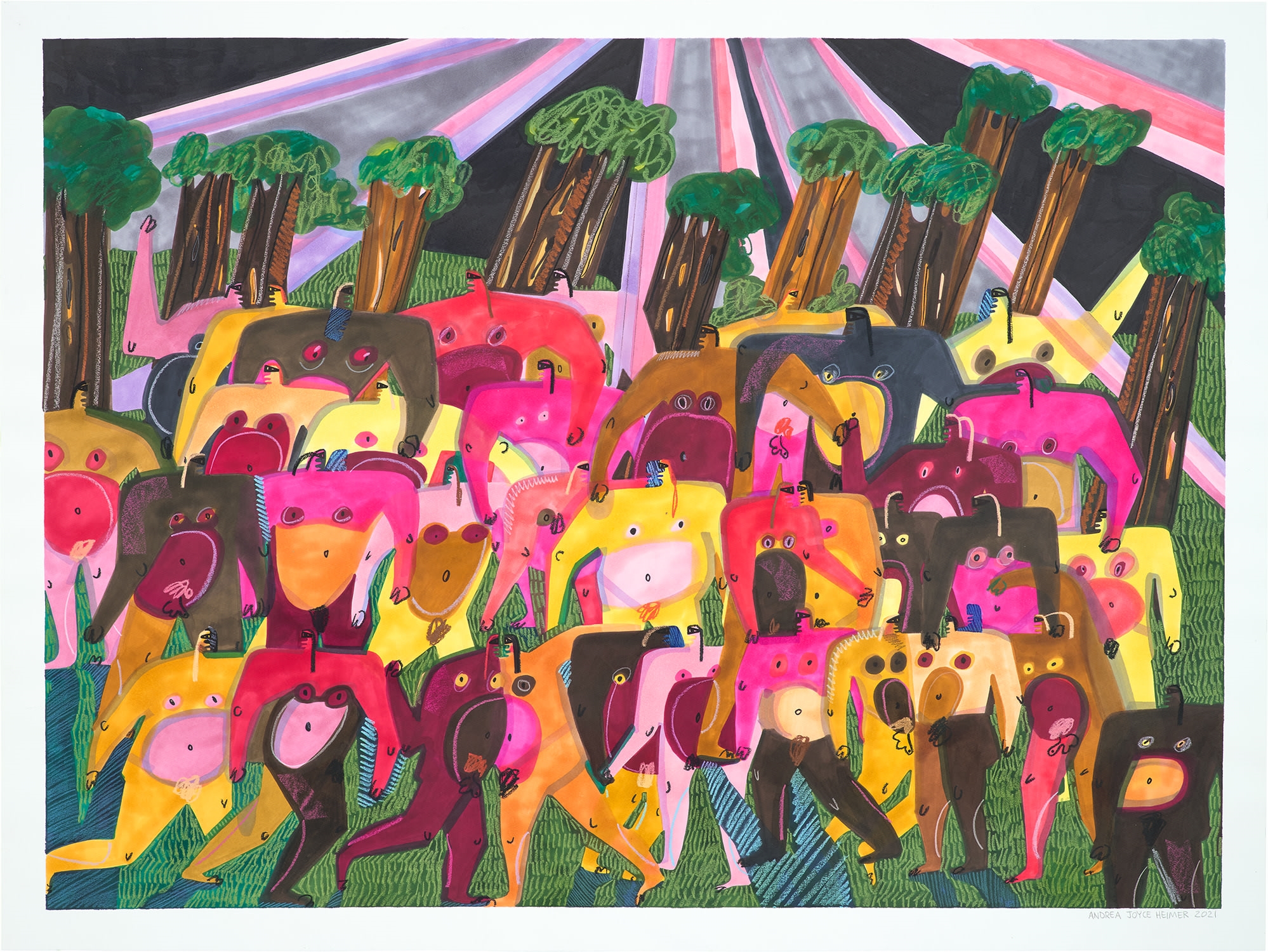 Andrea Joyce Heimer | We Wanted to See a UFO (2021) | MutualArt