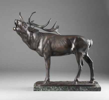 Josef Franz Pallenberg | ROARING DEER (1905) | MutualArt