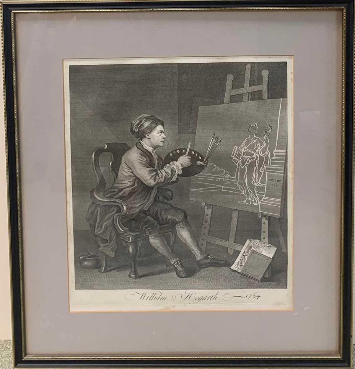 William Hogarth | Hogarth Painting the Comic Muse - the artist's last ...