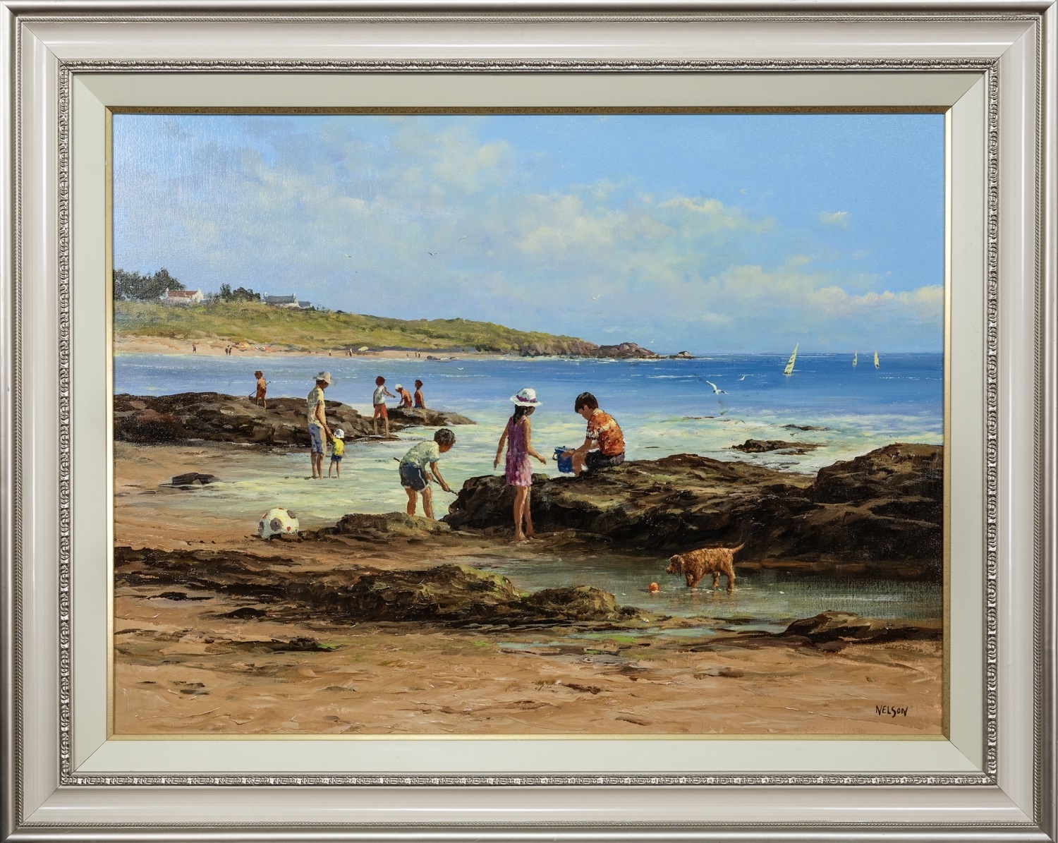 Allan Nelson | IN THE ROCK POOLS | MutualArt