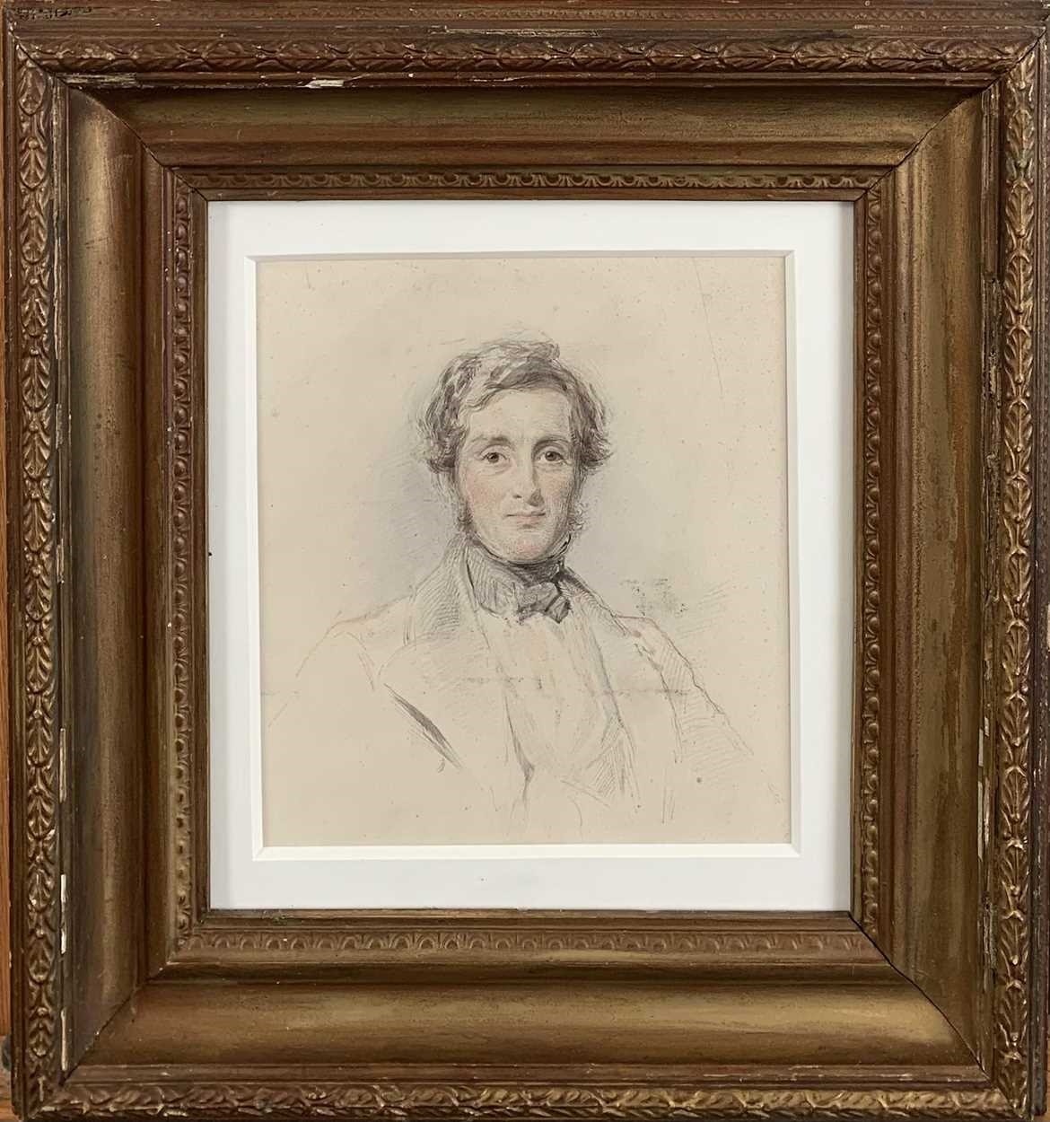 George Richmond | Portrait study of a gentleman, possibly a friend of ...