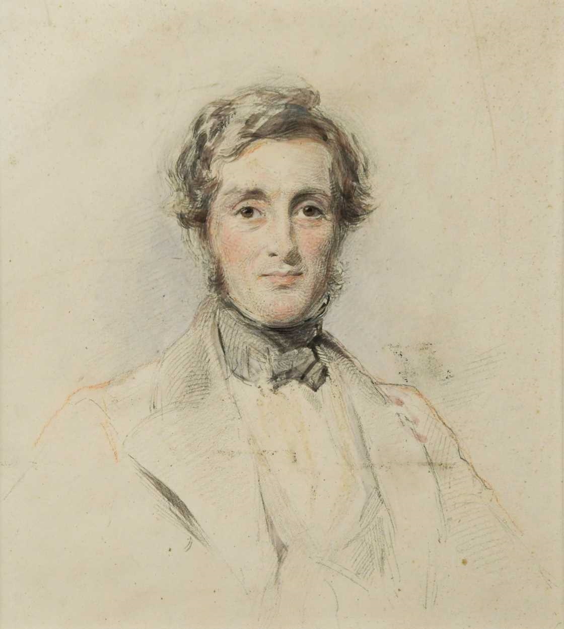 George Richmond | Portrait study of a gentleman, possibly a friend of ...