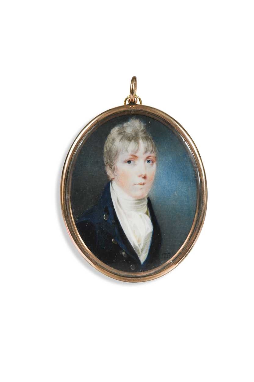 John Thomas Barber Beaumont | Portrait miniature of Captain Samuel ...