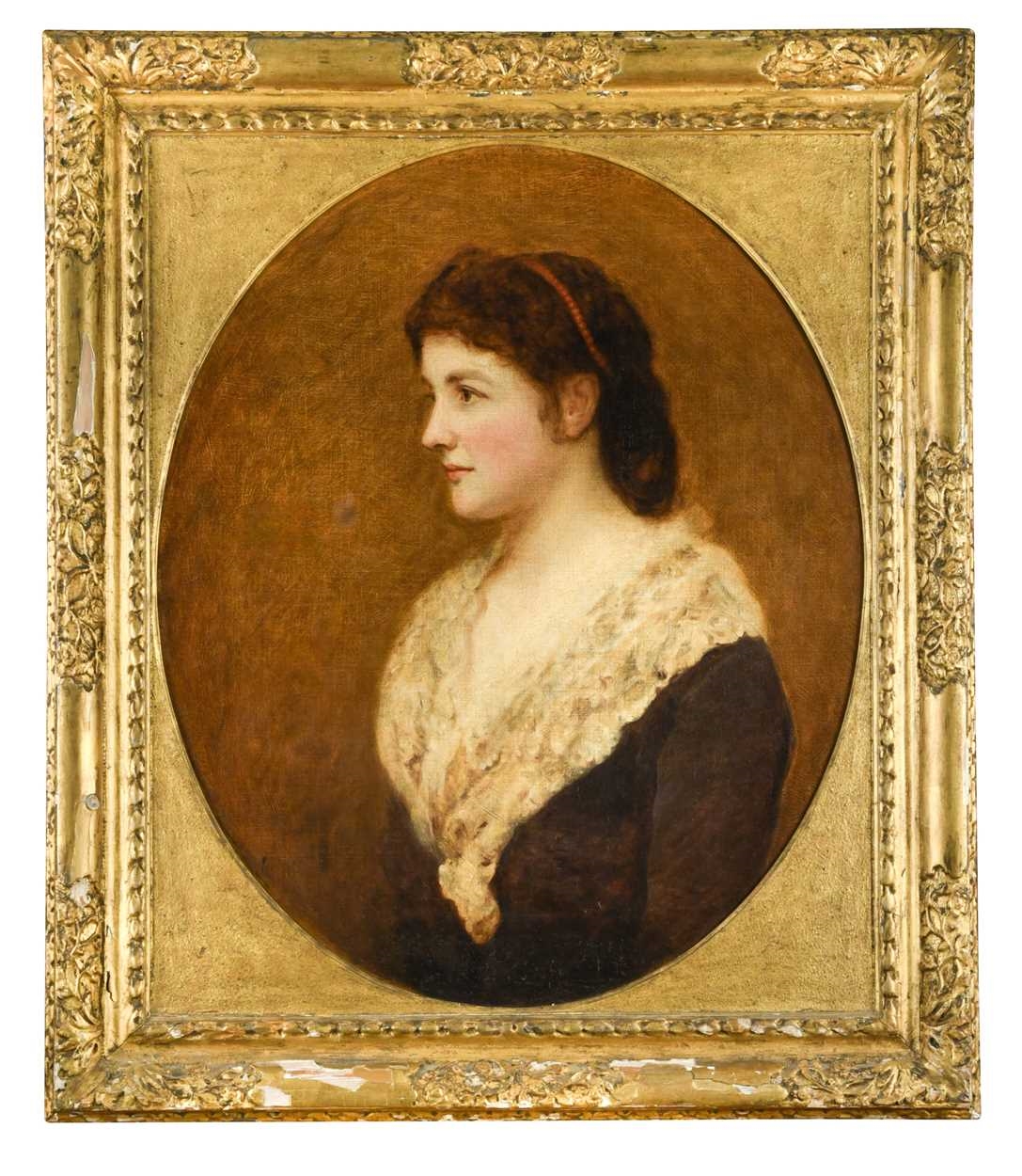 John O'Conner | Portrait said to be of Mrs Reid, half length, with ...