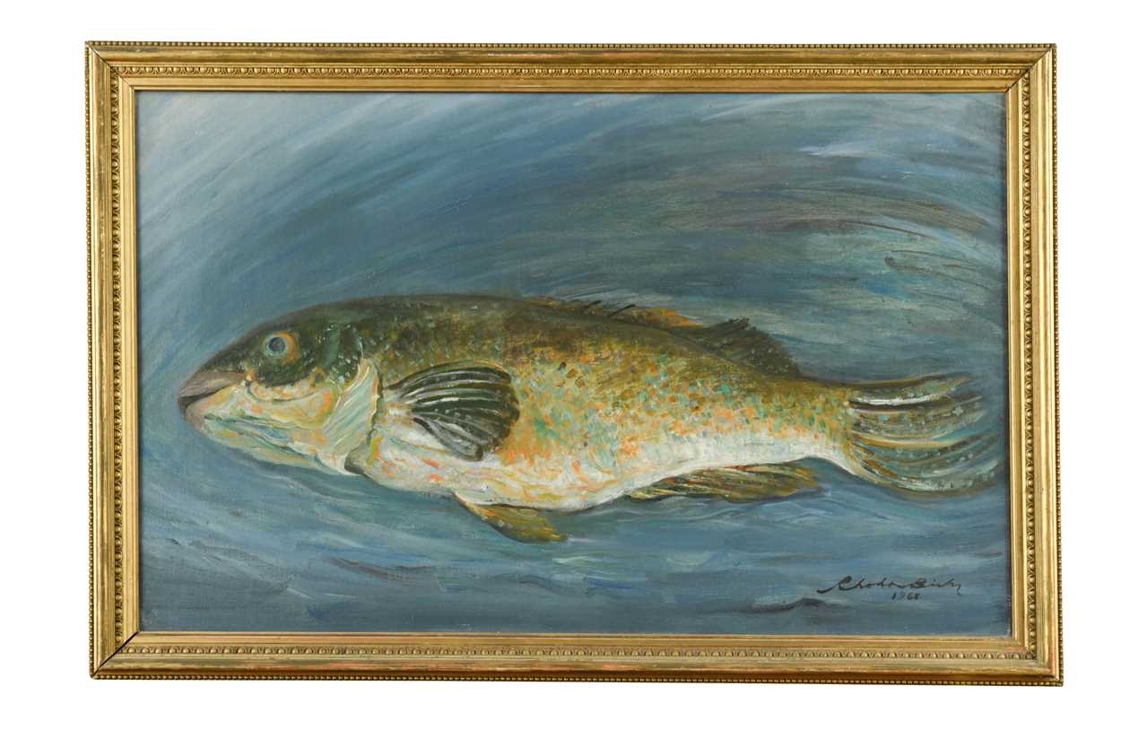 Rhoda Birley | Still life of fish (1968) | MutualArt