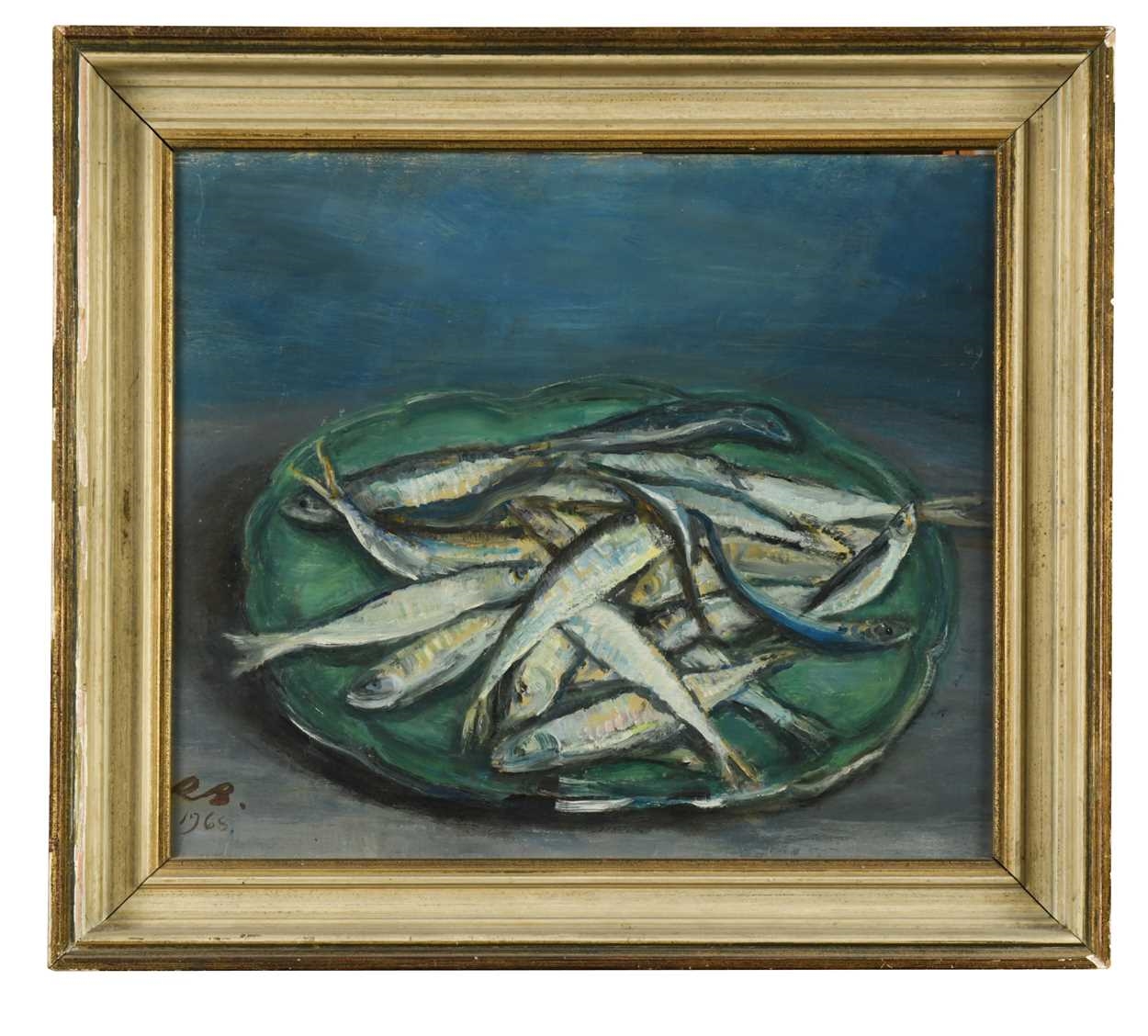Rhoda Birley | Sprats on a green dish (1968) | MutualArt