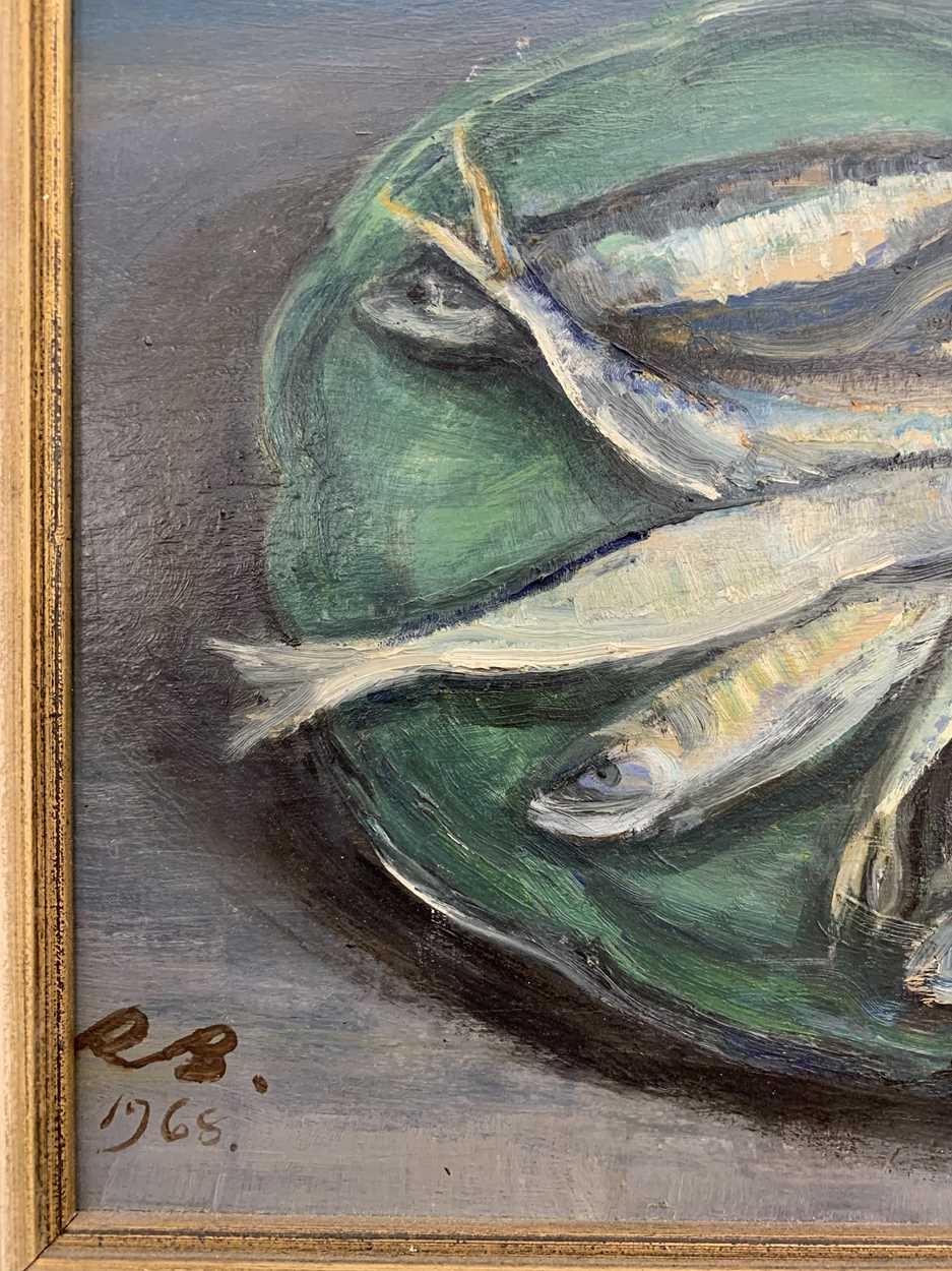 Rhoda Birley | Sprats on a green dish (1968) | MutualArt